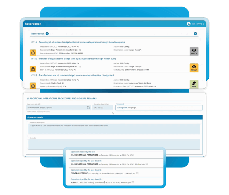 Electronic Logbook ensures easy and transparent vessel recording